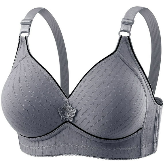 Ahabrexf Sports Bras for Women,Seamless Wirefree Yoga Bra with ...