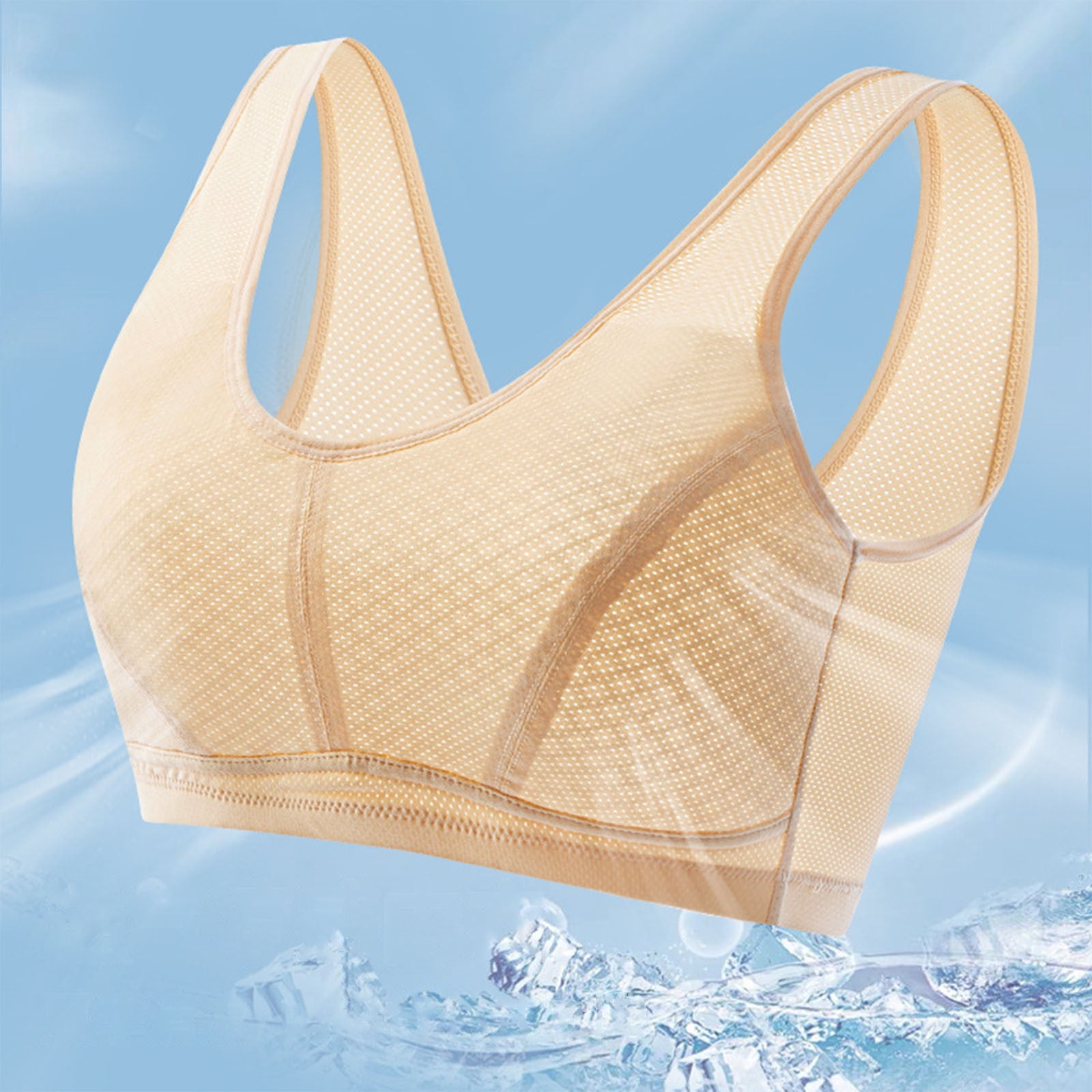 Ahabrexf Summer Savings Clearance 2025 Womens Plus Size Bra Super Soft ...