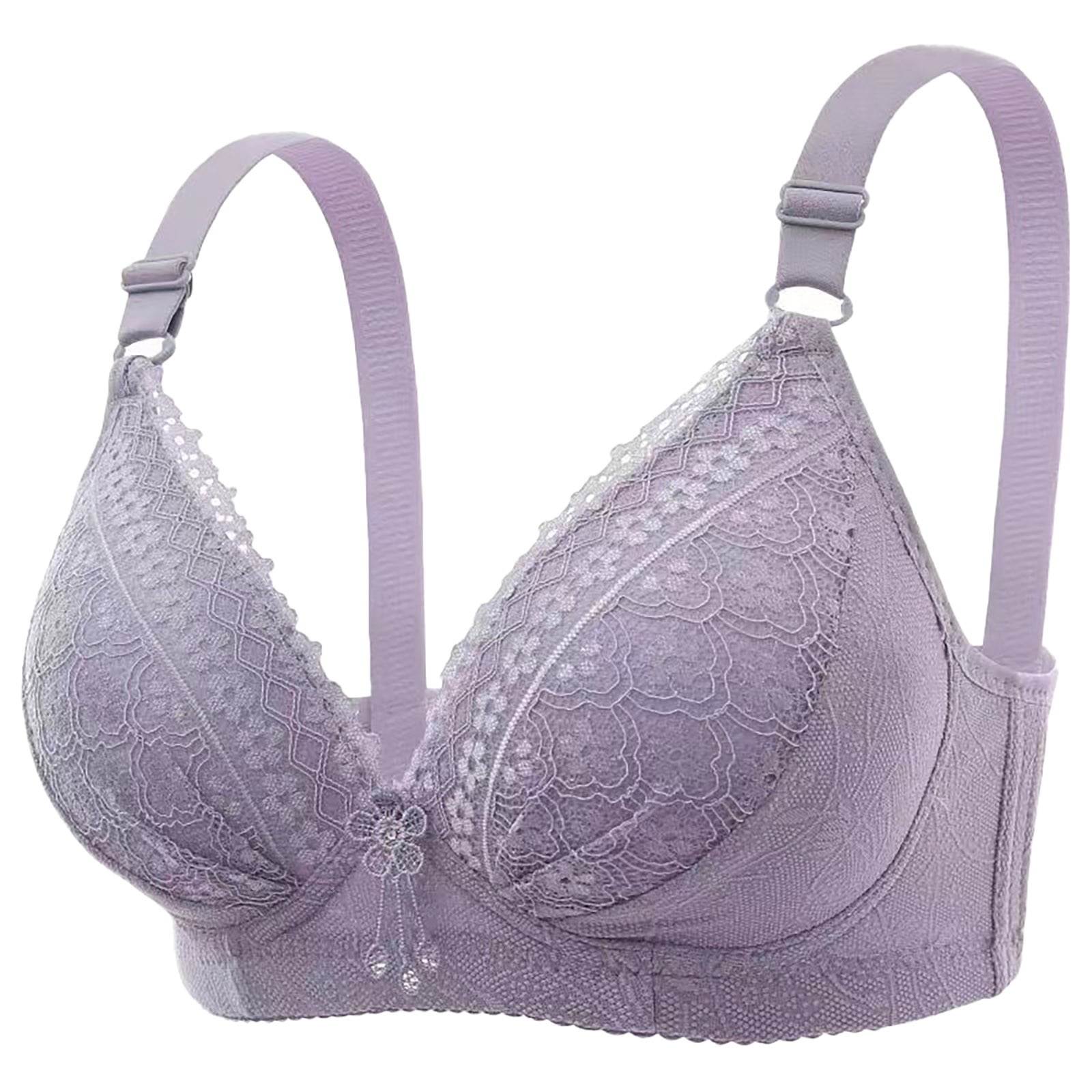 Ahabrexf Summer Savings Clearance 2025 Womens Plus Size Bra Super Soft ...