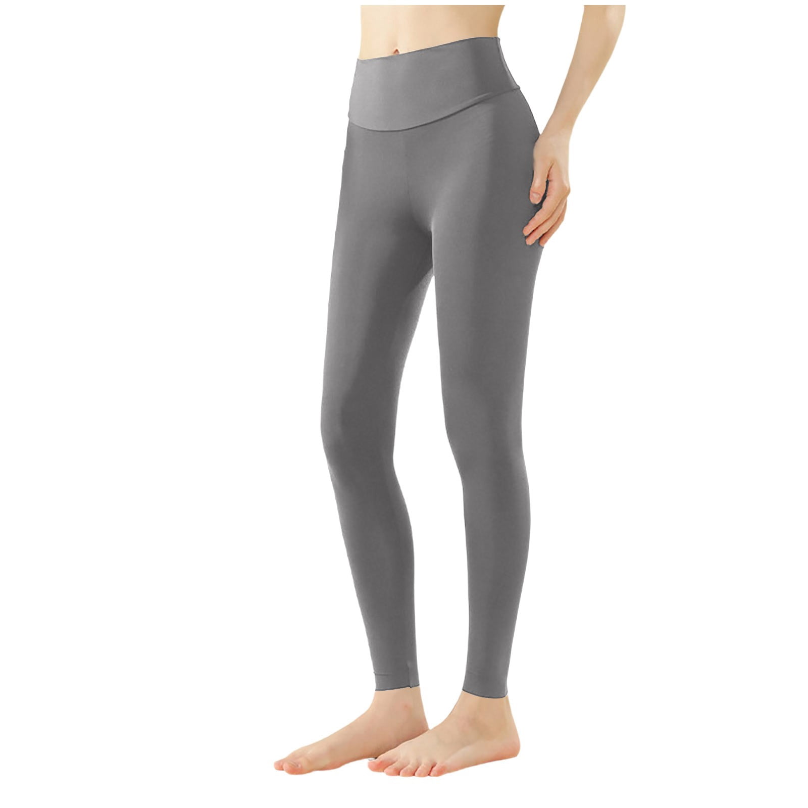Ahabrexf High Waisted Leggings for Women,Tight Fitting Yoga Pants with ...