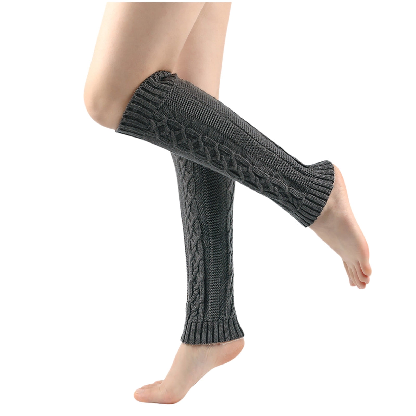 Ahabrexf Winter Gloves Women Flip-Top Touchscreen Warm Mid-Length Knit ...