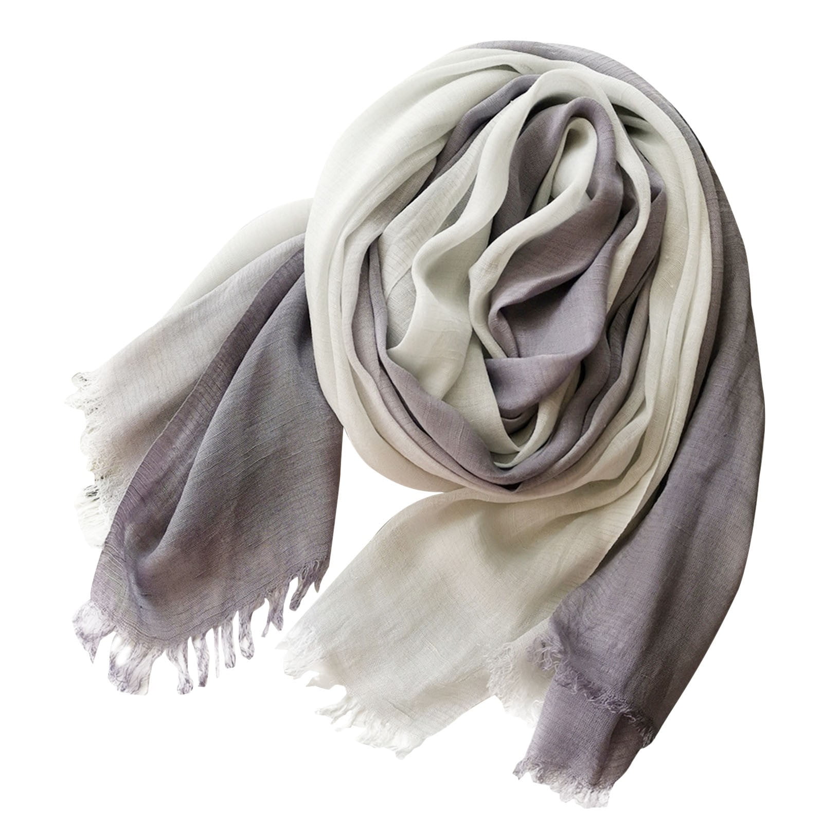 Ahabrexf Women Splicing Winter Elasticity Keep Warm Scarf Outdoor Cold ...