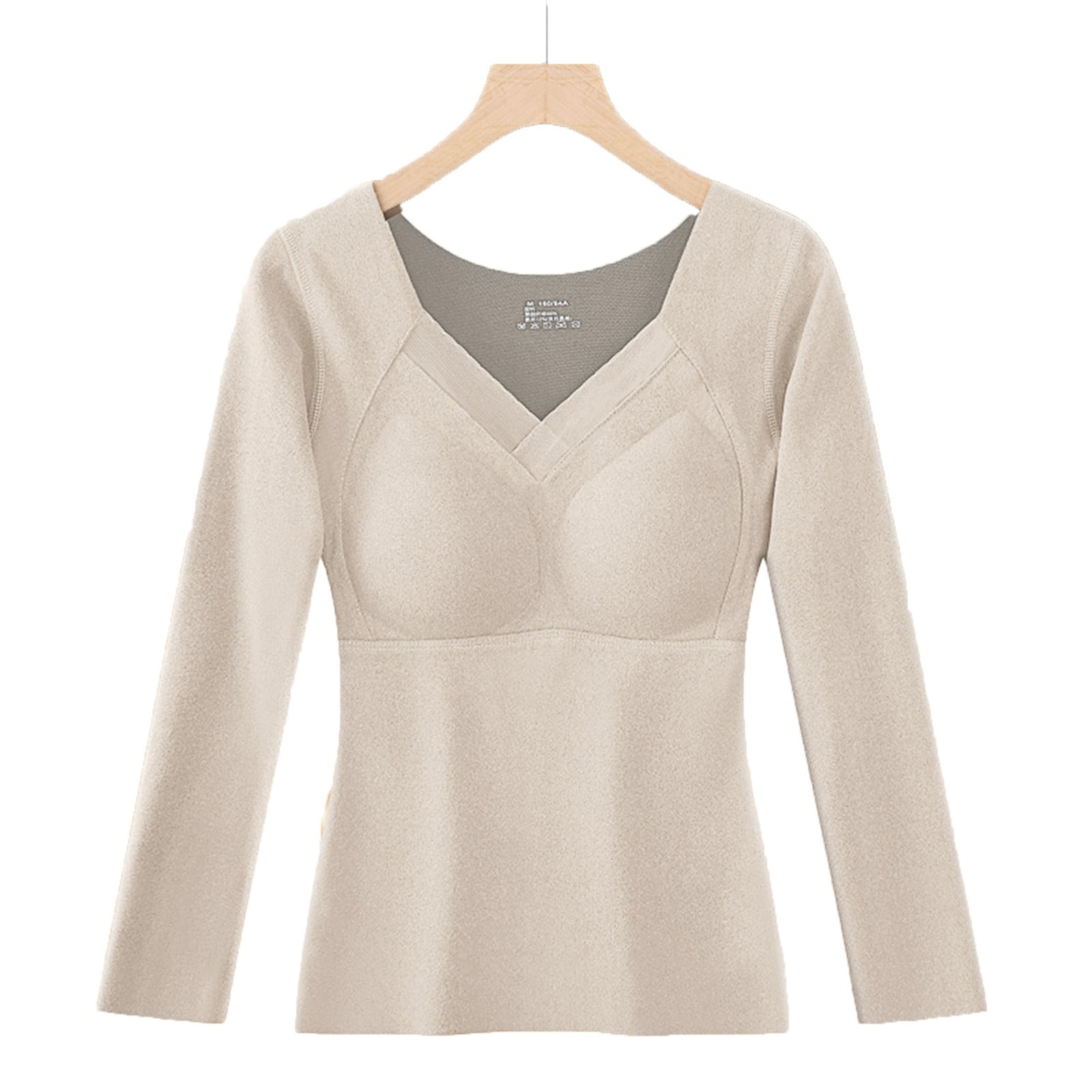 Ahabrexf Women's Winter Self-heating Lace Warm And Seamless Fleece ...