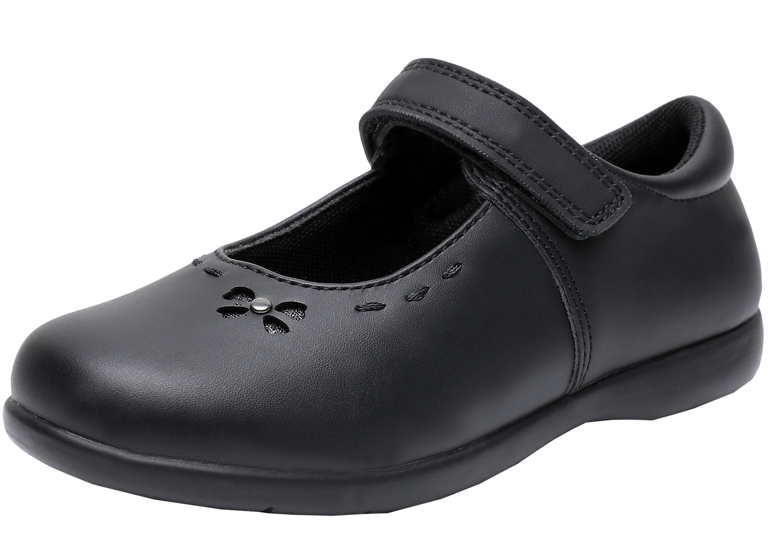 Ahannie Girl's Mary Jane Flats Oxford School Uniform Shoes Black Dress ...