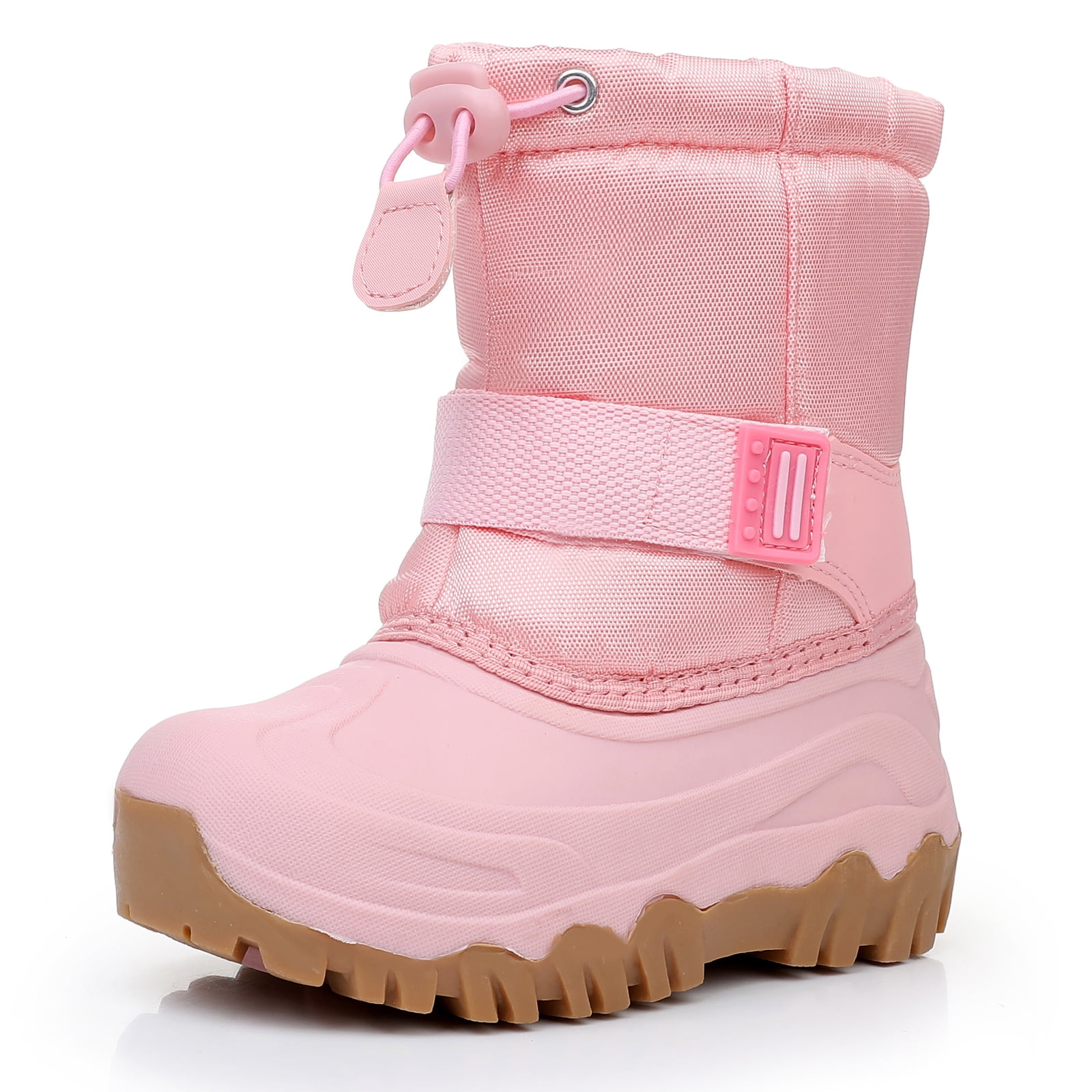 Ahannie Kids Boys Girls Winter Snow Boots Waterproof Anti-Slip Warm ...