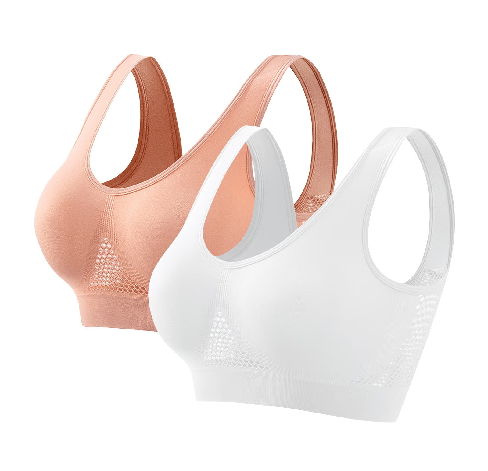 Ahdbta Sport Bras for Women High Support Plus Size Yoga Bra Wirefree ...
