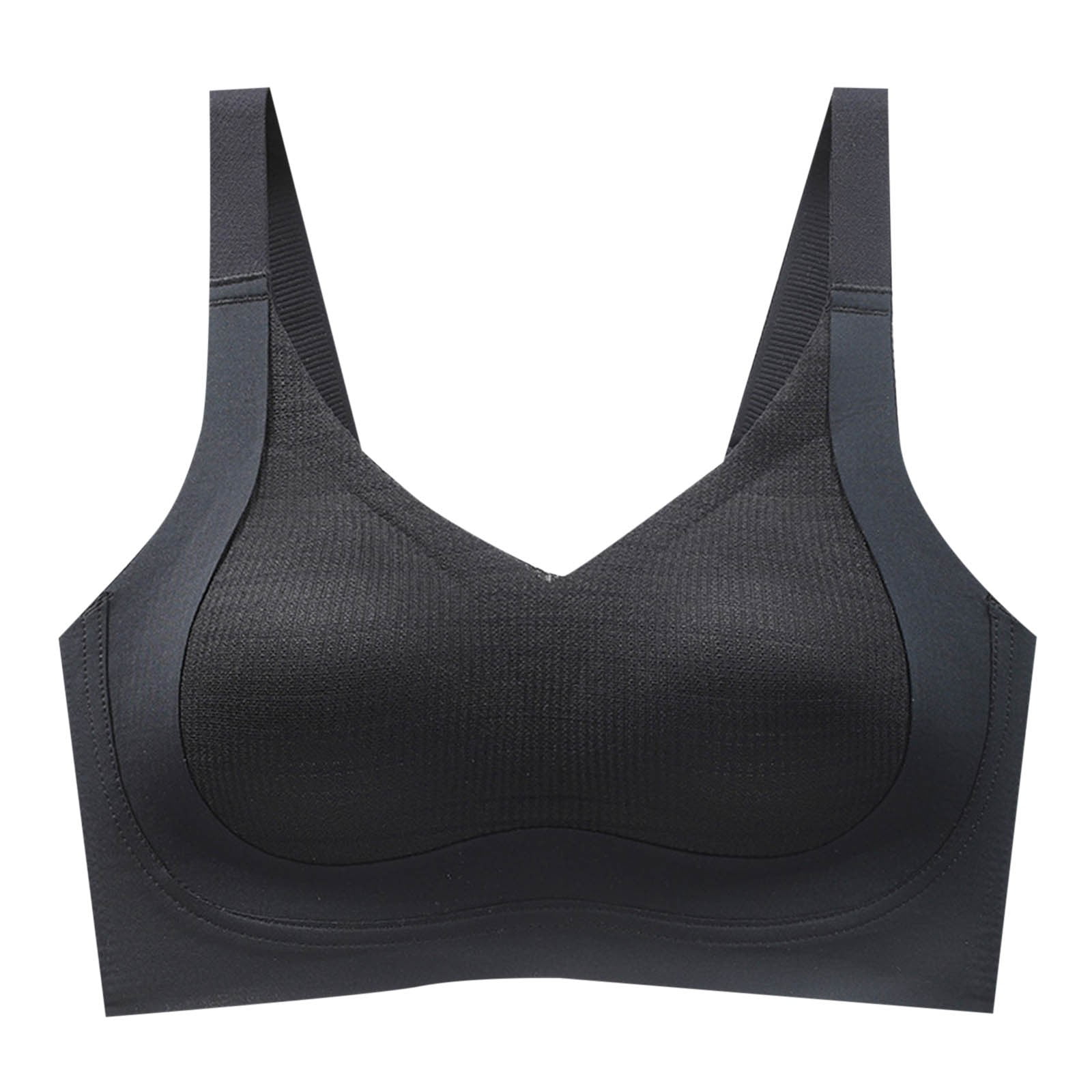 Ahdbta Women's Seamless Bras No Underwire Smoothing Push Up Bras Soft ...