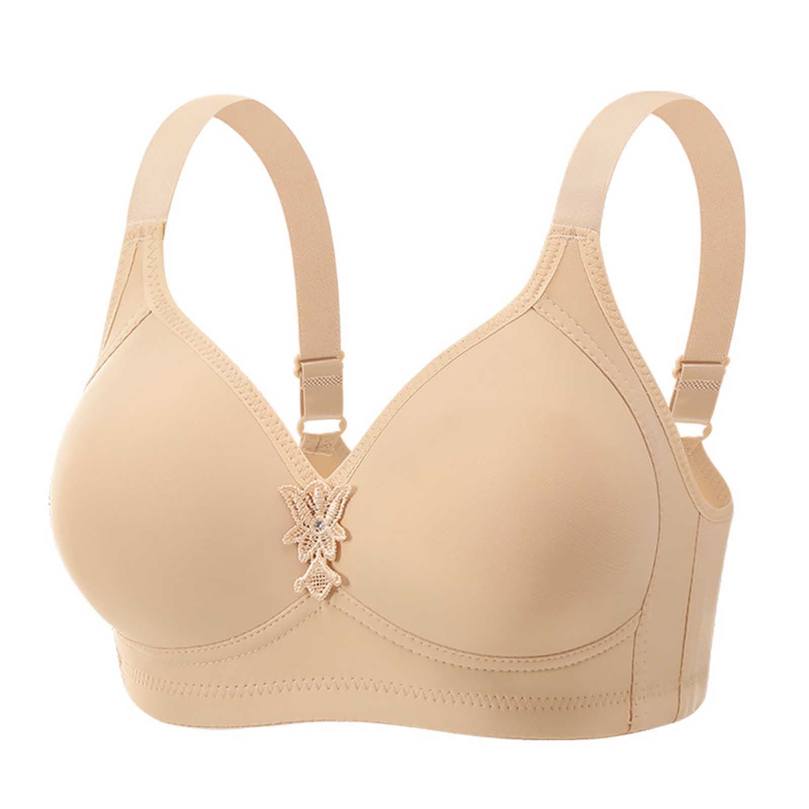 Ahdbta Womens Full Coverage Push Up Bra Floral Lace Seamless No ...