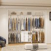 VivaVista 8ft Walk-In Closet System for Adults | Wood Wardrobe ...