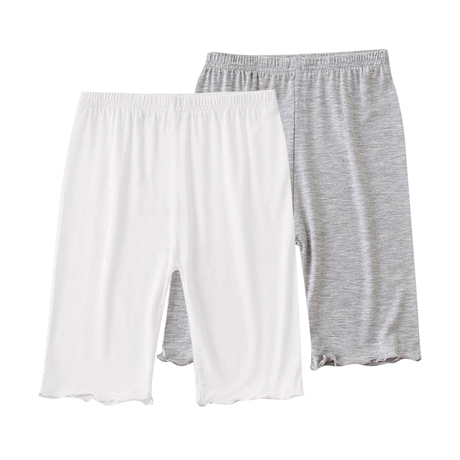AherBiu 2 Pack Shorts Kids Bottoms Comfy Pajamas Shorts Elastic High ...