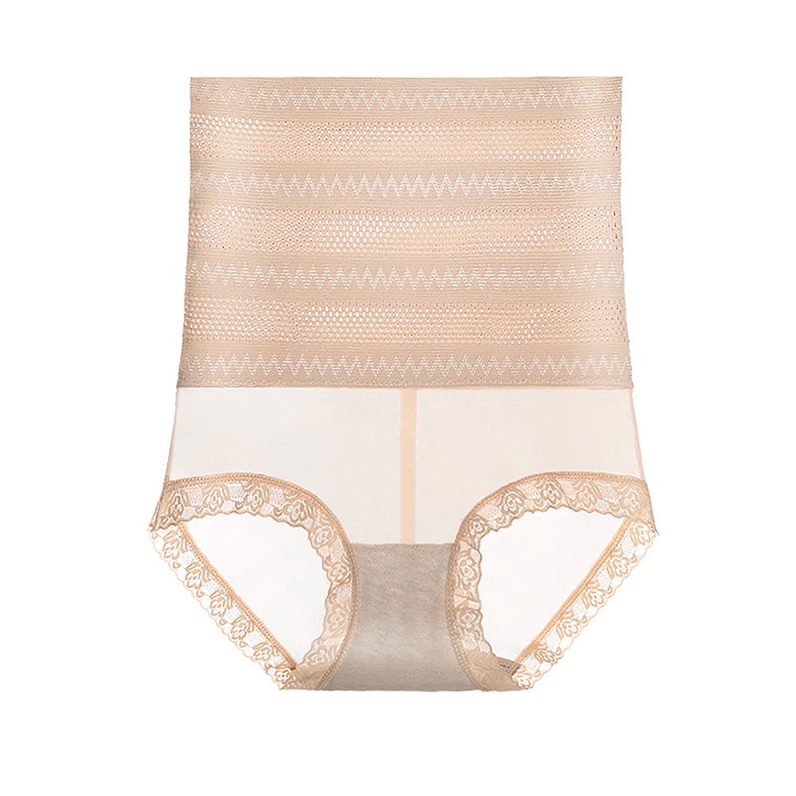 AherBiu High Waisted Underwear Pants for Women Lace Stretchy Belly ...