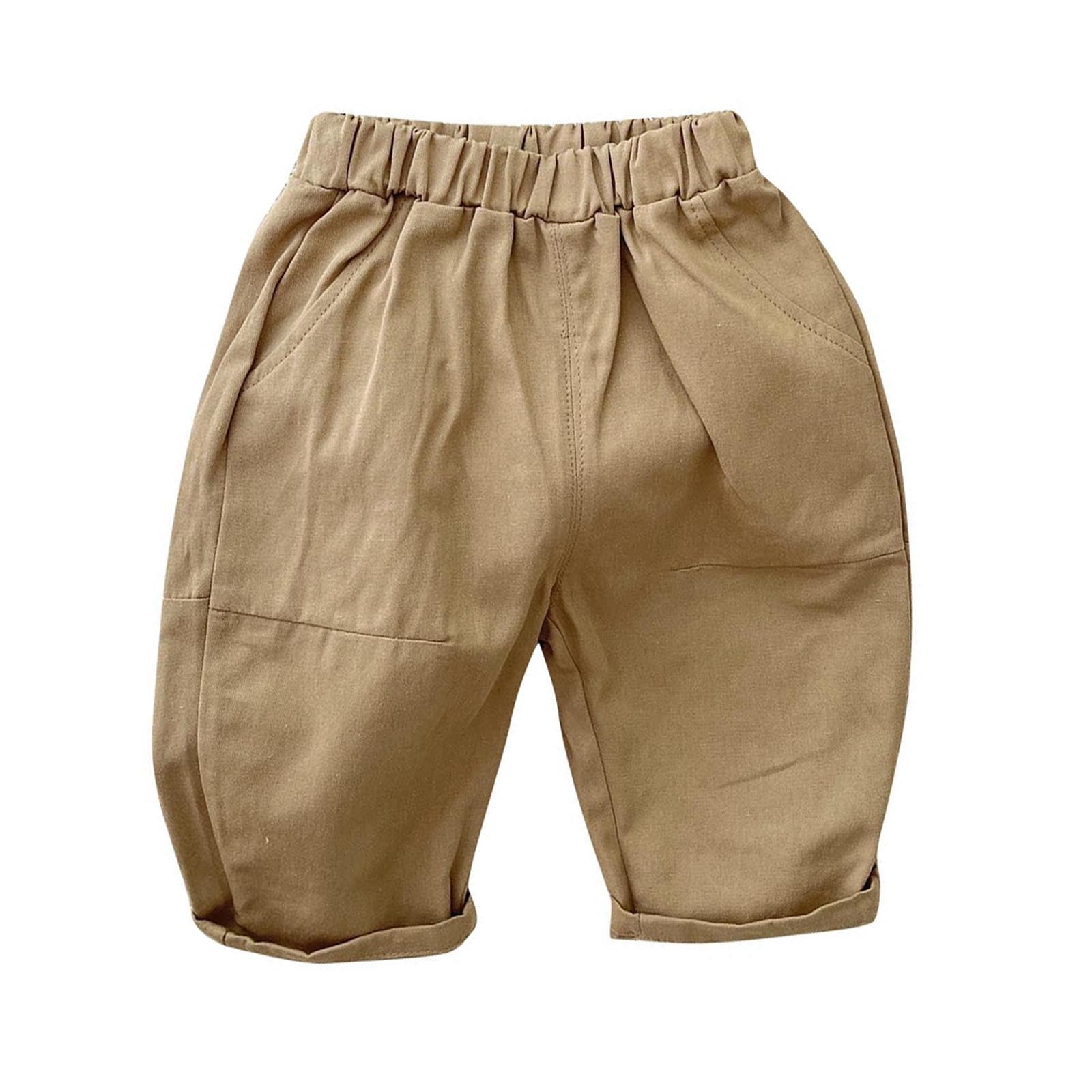 AherBiu Infant Baby Clothes Toddler Boys Pants Elastic High Waisted ...