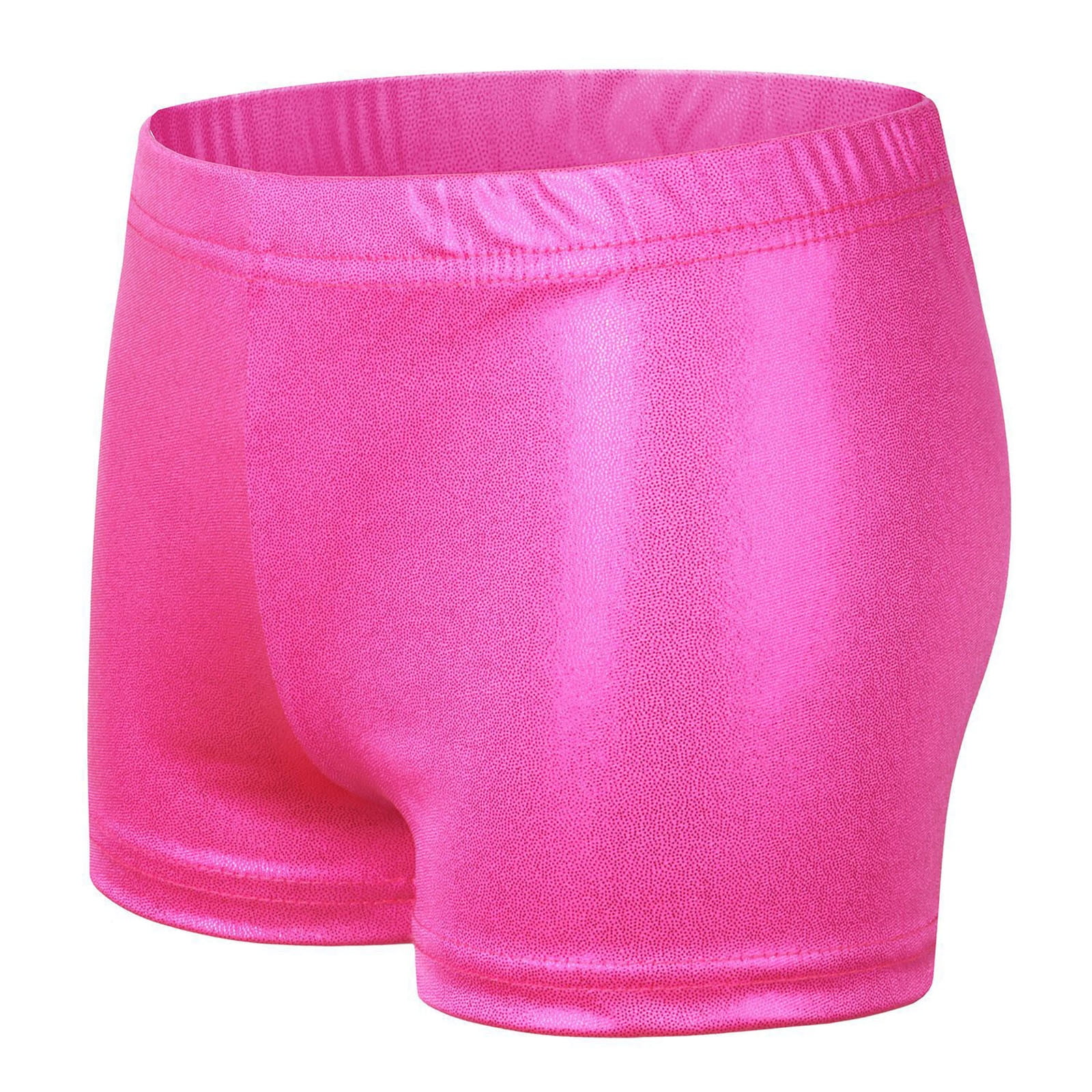 AherBiu Little Girls Shiny Bottom Shorts Leggings Dancing Shorts High ...