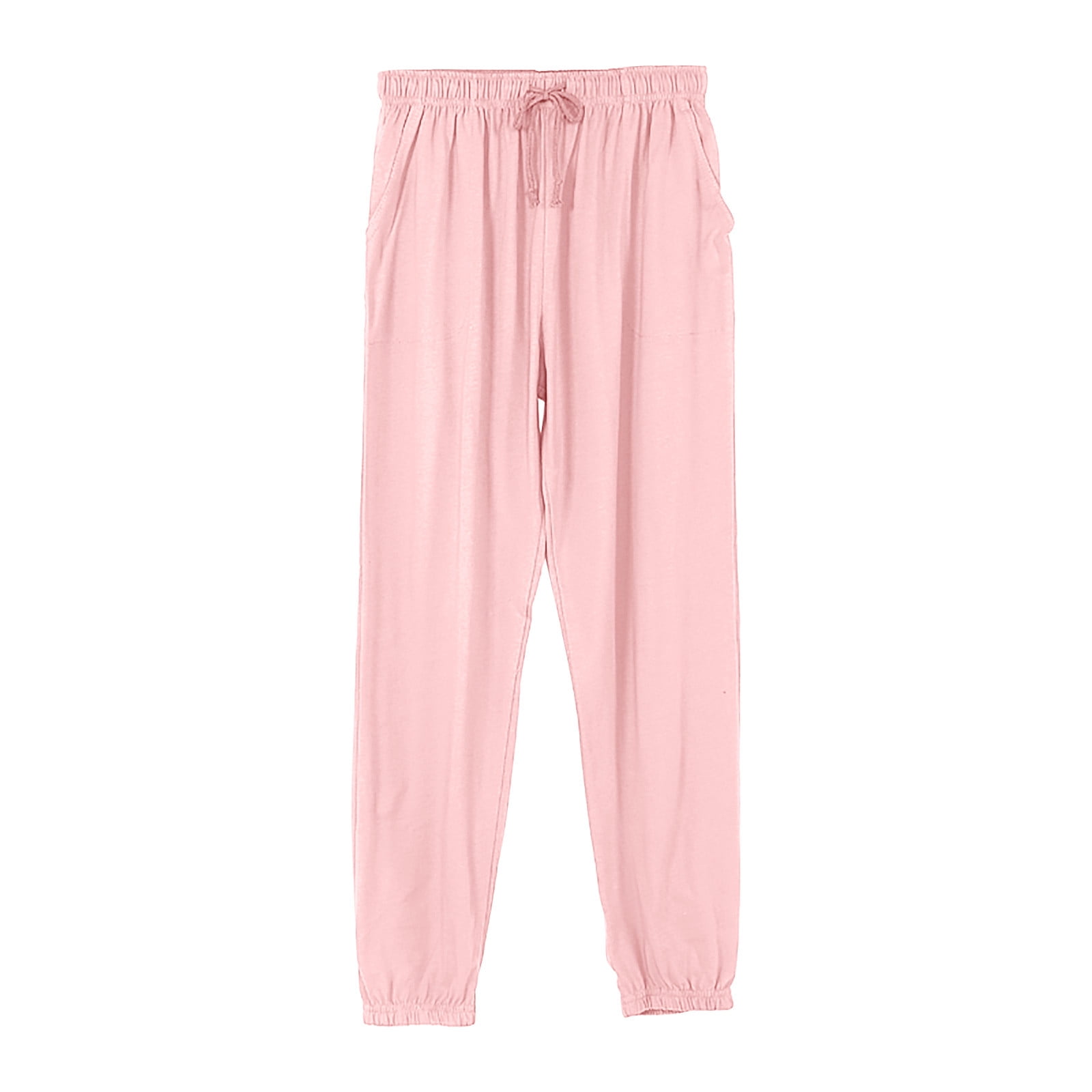 AherBiu Pajama Pants for Women Elastic High Waisted Comfy Lightweight ...