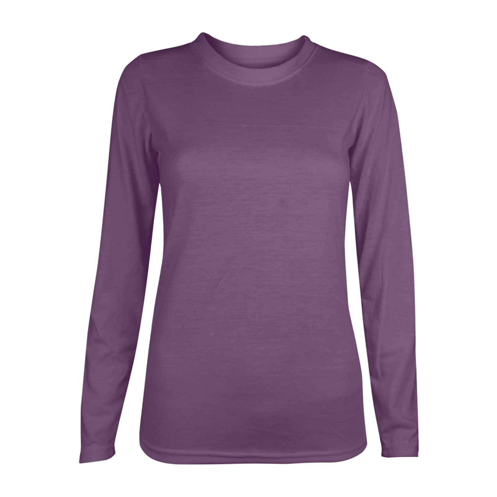 AherBiu Pajama Tops for Women Long Sleeve Comfy T Shirts Crewneck Basic ...