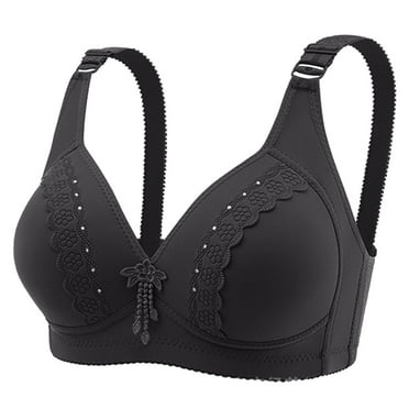 AherBiu Plus Size Bra for Women No Wire Everyday Bras for Seniors Women ...