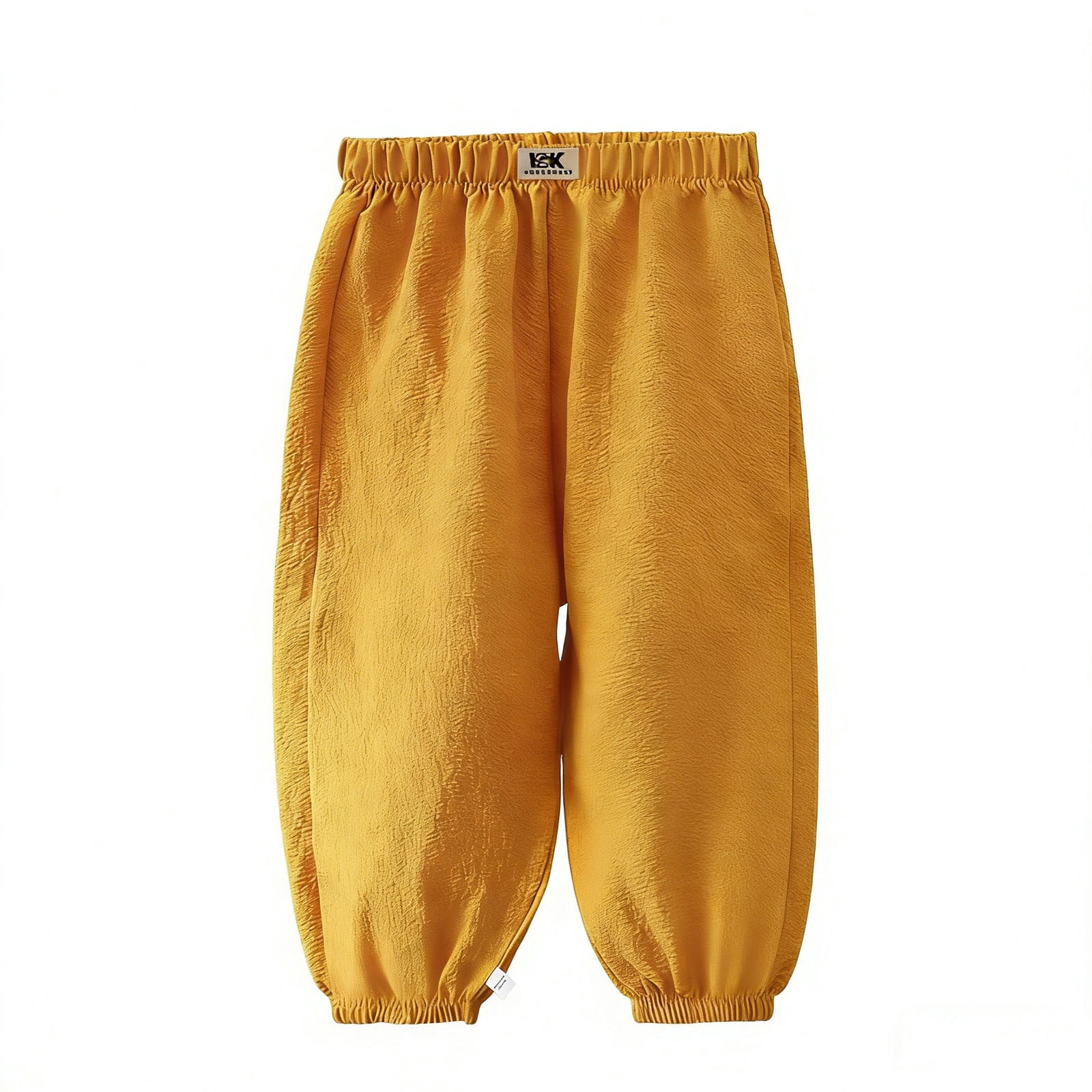 AherBiu Unisex Girls Boys Pants Lightweight Elastic High Waisted Casual ...