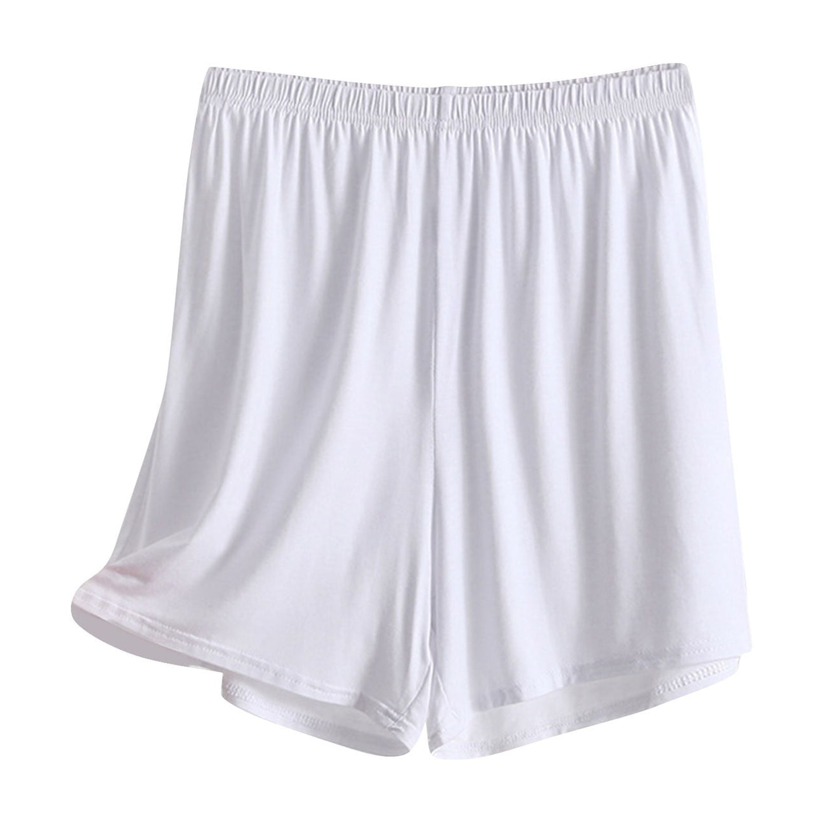 AherBiu Womens Plus Size Bottom Shorts to Wear with Dresses Pajamas ...