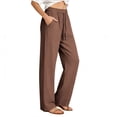 AherBiu Workout Pants for Women Drawstring Elastic High Waisted ...