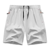 AherBiu Workout Shorts for Men Lightweight Quick-Dry Drawstring Elastic ...