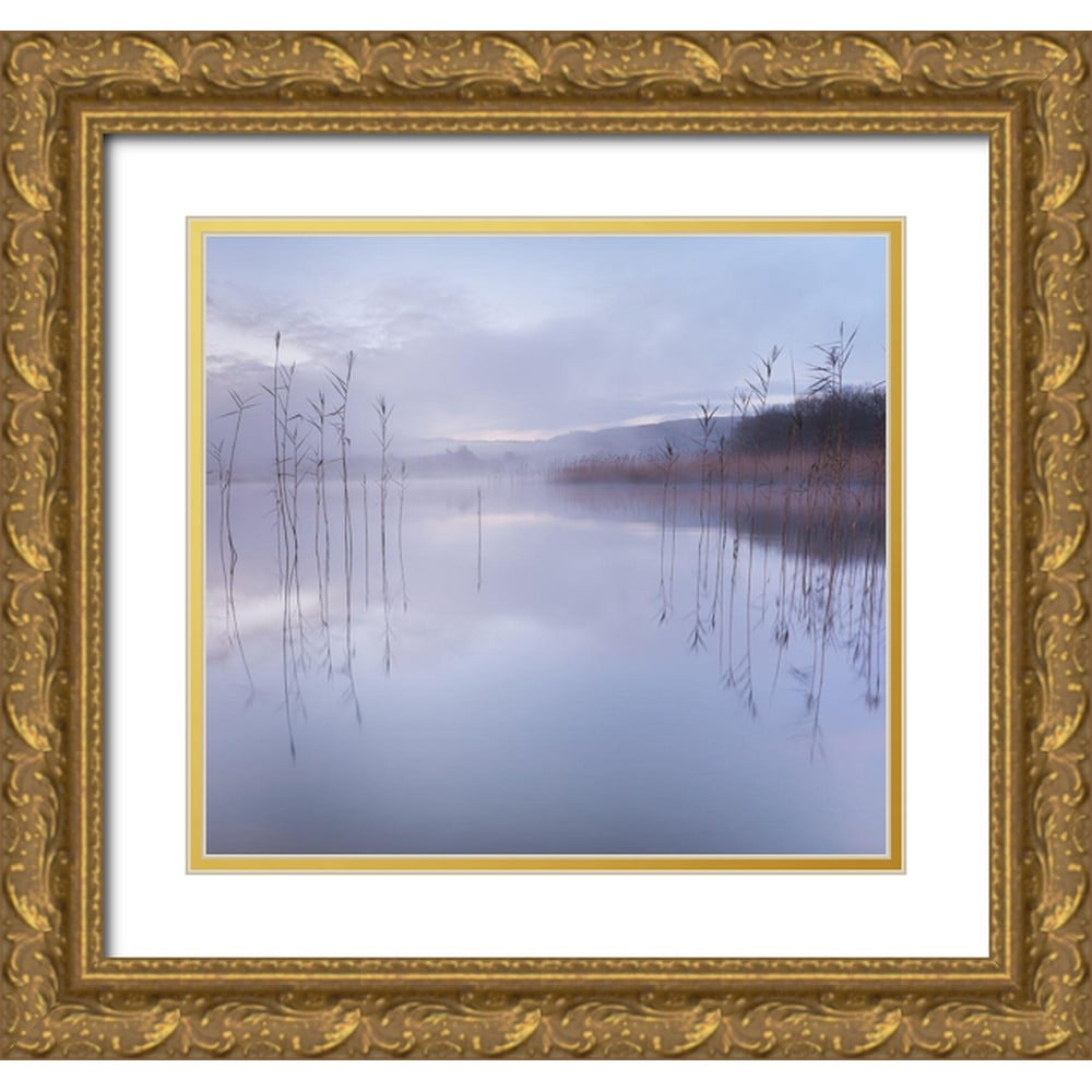 Ahern, David 13x12 Gold Ornate Wood Framed with Double Matting Museum ...