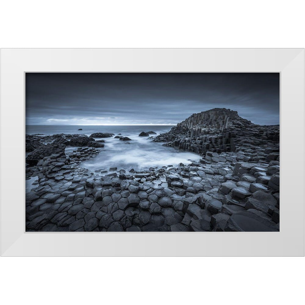 Ahern, David 32x22 White Modern Wood Framed Museum Art Print Titled ...