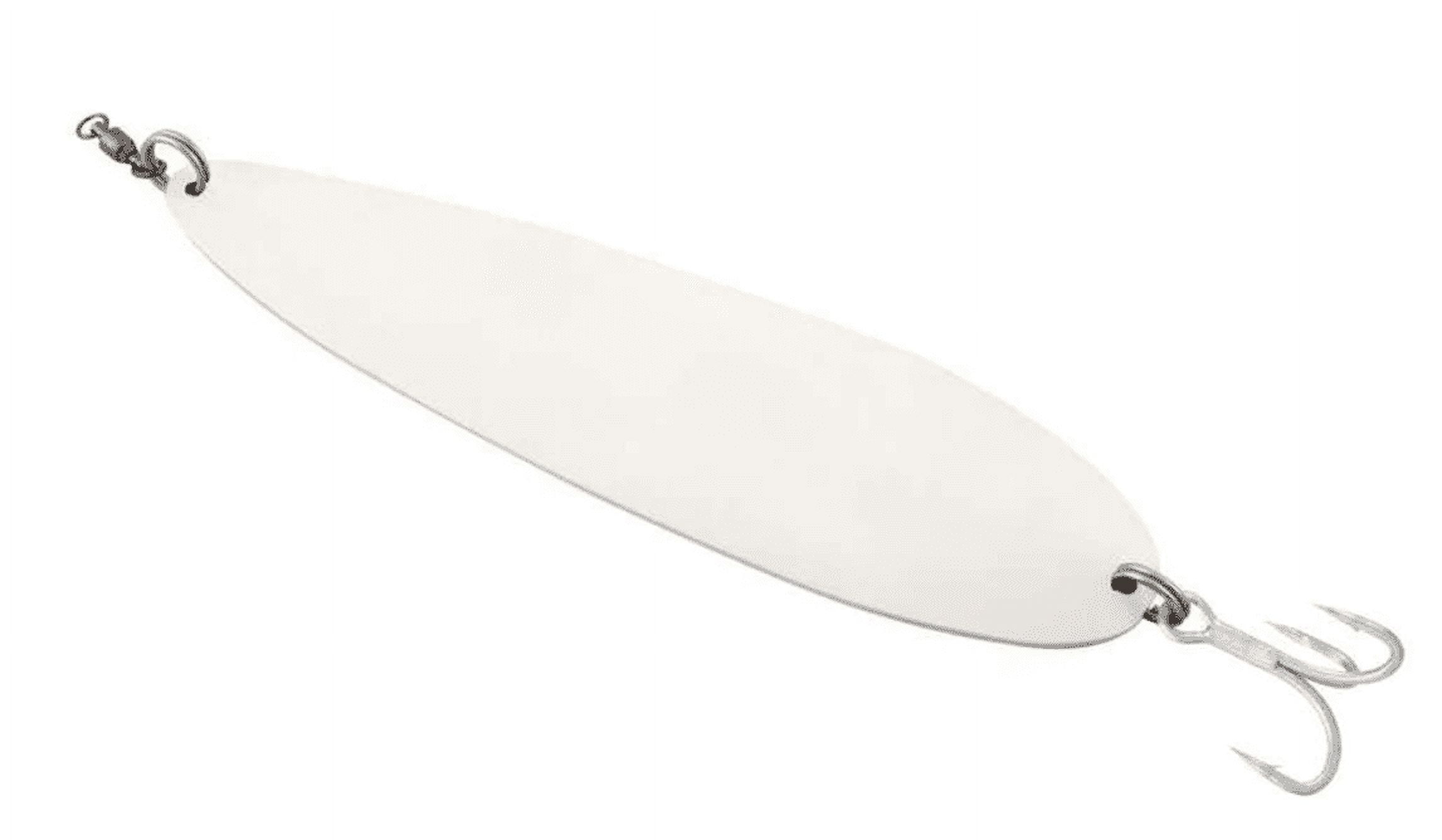 Ahern Tackle Flutter Spoon, 9", 4-1/2oz, White - Walmart.com