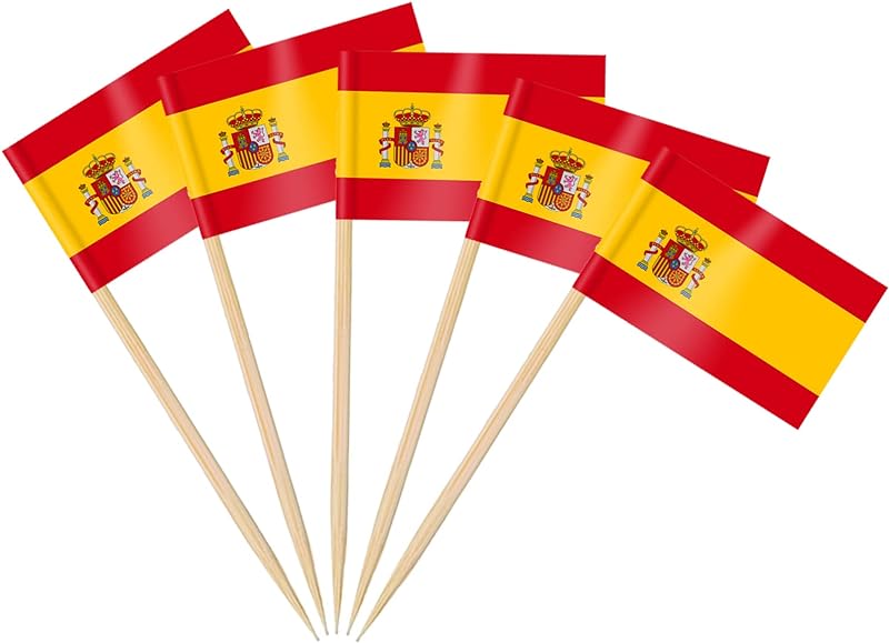 AhfuLife Canada Flag Toothpick Flags Picks, 100 Pcs Small Tiny Canada ...