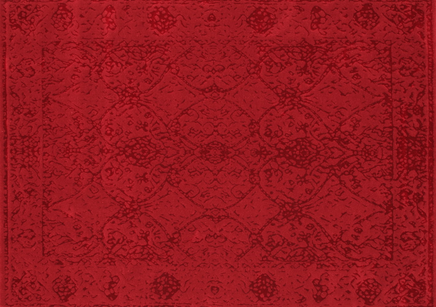 Ahgly Company Indoor Rectangle Abstract Red Contemporary Area Rugs, 2 ...