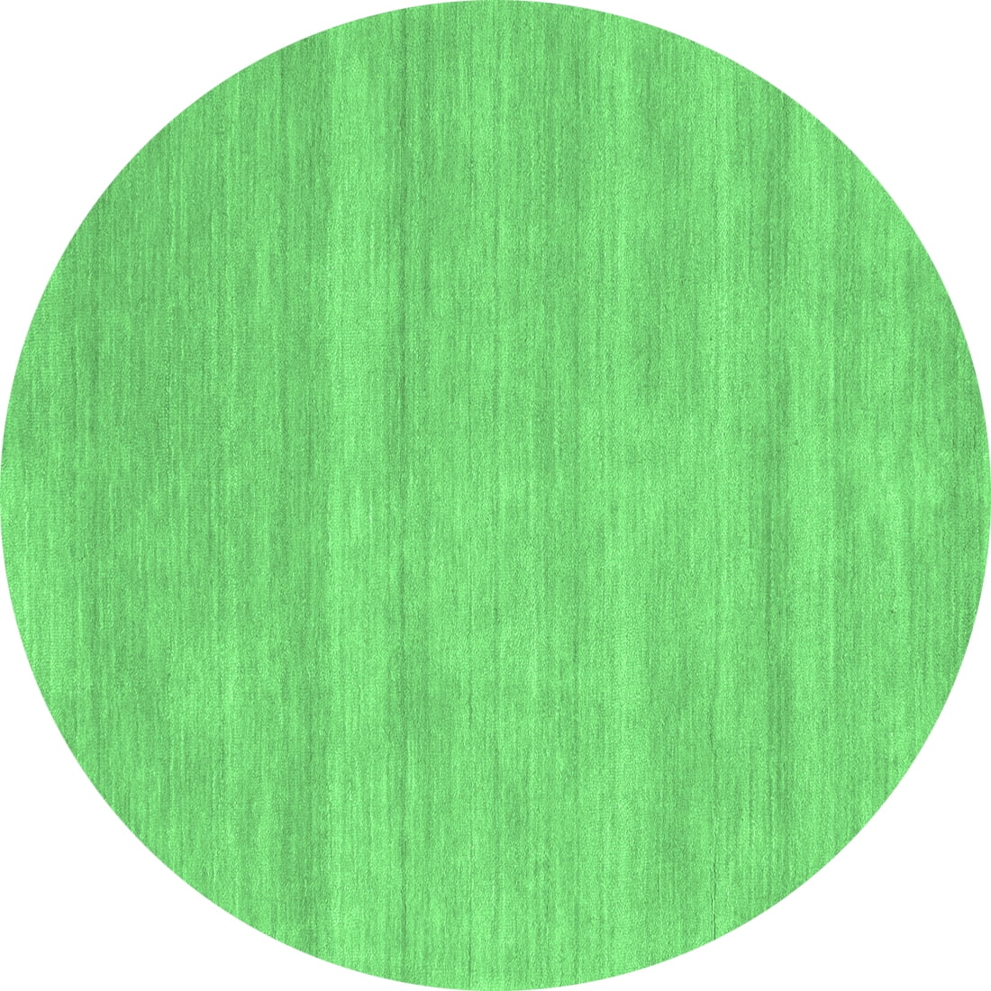 Ahgly Company Indoor Round Solid Emerald Green Modern Area Rugs, 8 ...