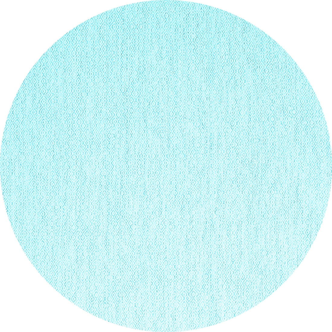 Ahgly Company Indoor Round Solid Light Blue Modern Area Rugs, 4' Round ...