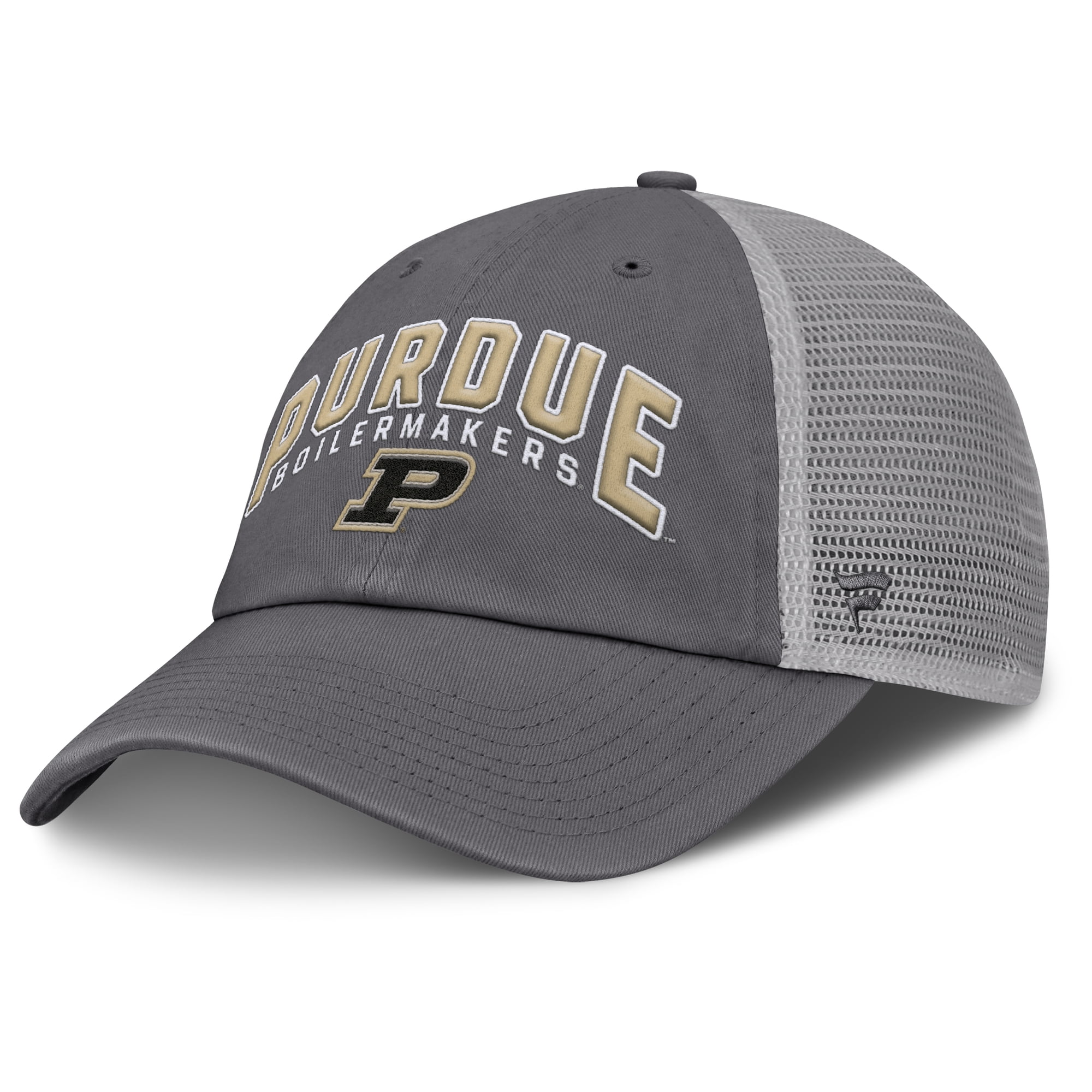 Men's Fanatics Charcoal Purdue Boilermakers Ionic Trucker Adjustable ...