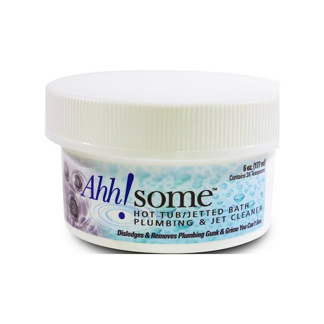 Free Shipping! Ahh-Some- Hot Tub Cleaner, Clean Pipes & Jets Gunk Build ...