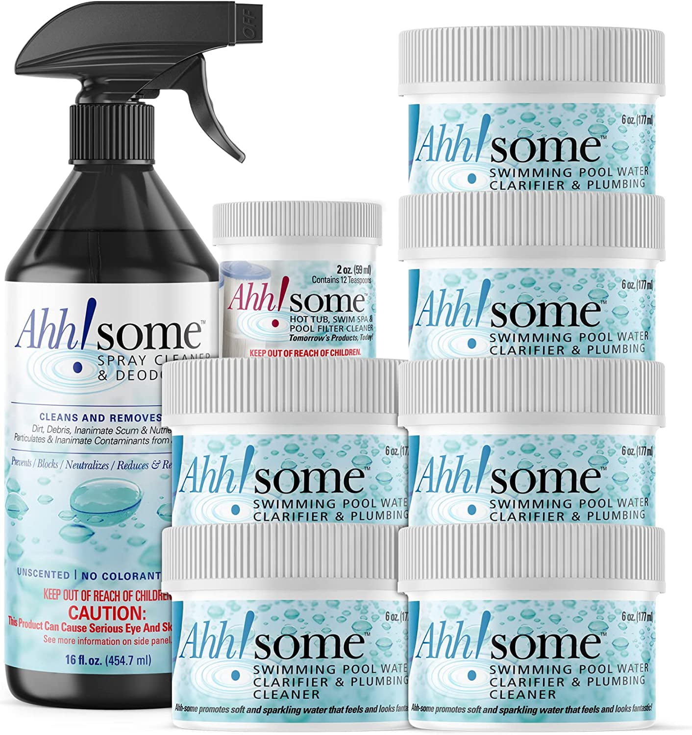Ahh-Some Swimming Pool Clarifier Platinum Value Pack - Walmart.com