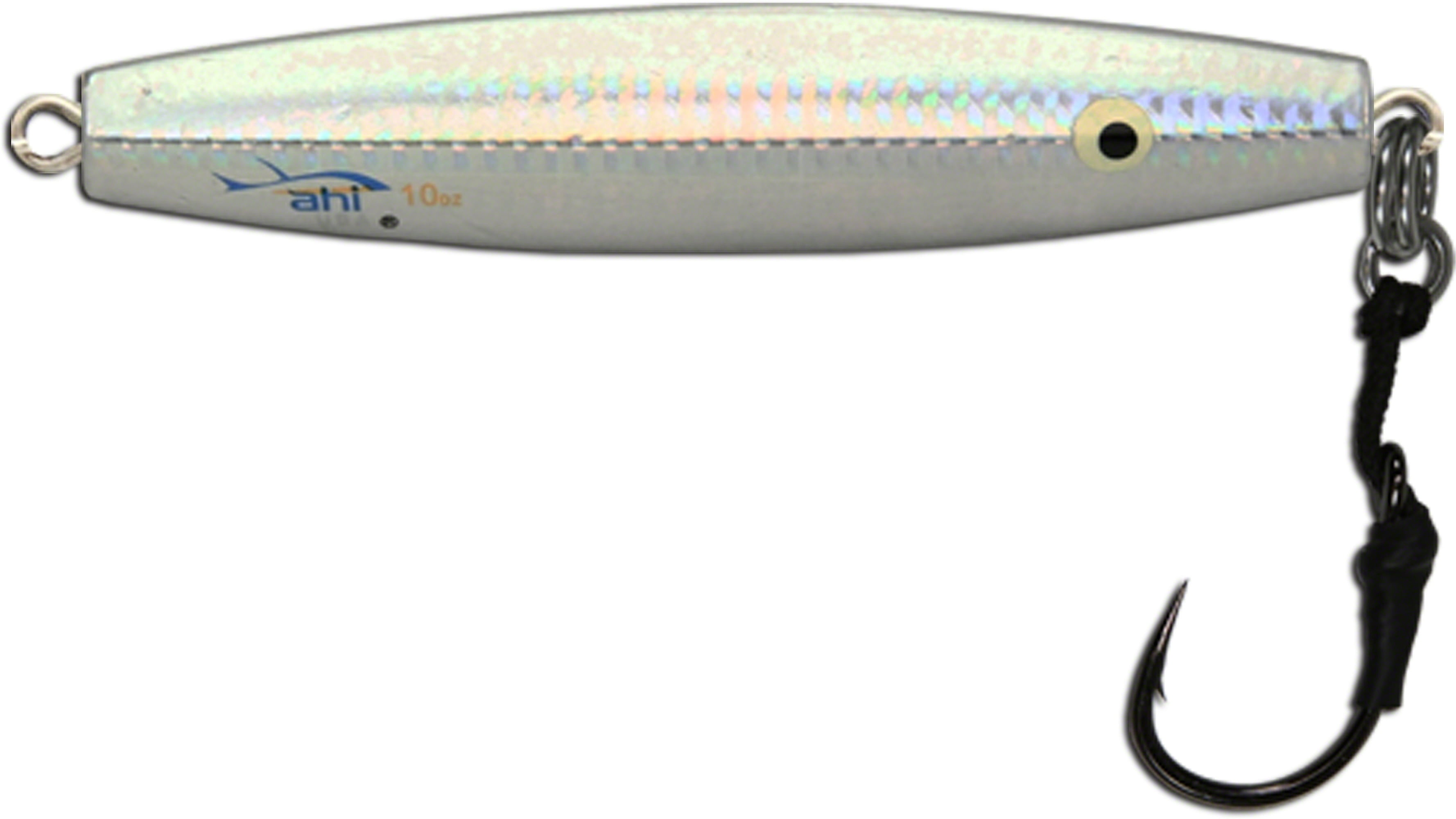 Ahi Assault Diamond Jigs 8 Oz Silver Flash w/Assist Hook 3X Mustad Hook DJA-8-SF - Walmart.com