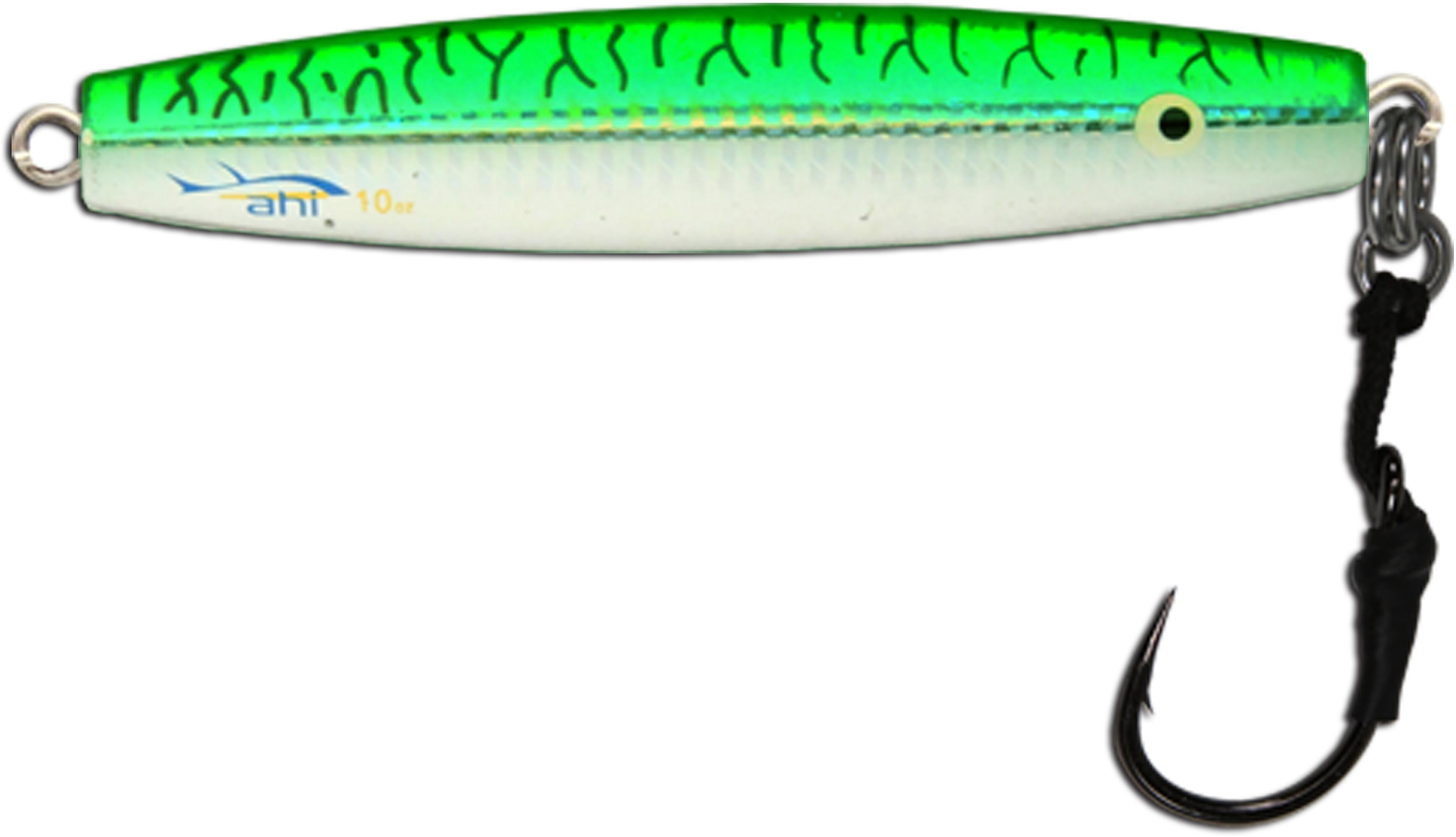 Ahi DJA-8-MK Assault Diamond Jigs - 8 oz Mackerel With Assist Hook 300 ...