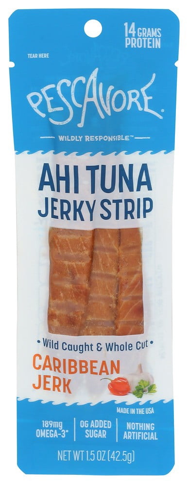 Ahi Tuna Jerky Strip Caribbean Jerk