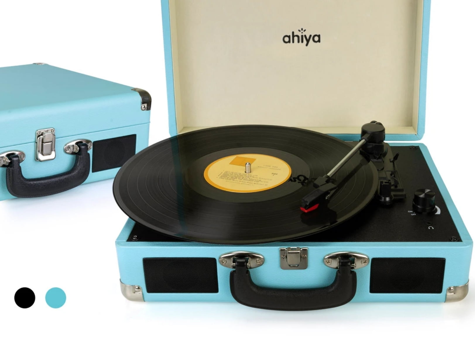Ahiya Record Player, Vinyl Turntable Record Player 3 Speed, Supports ...