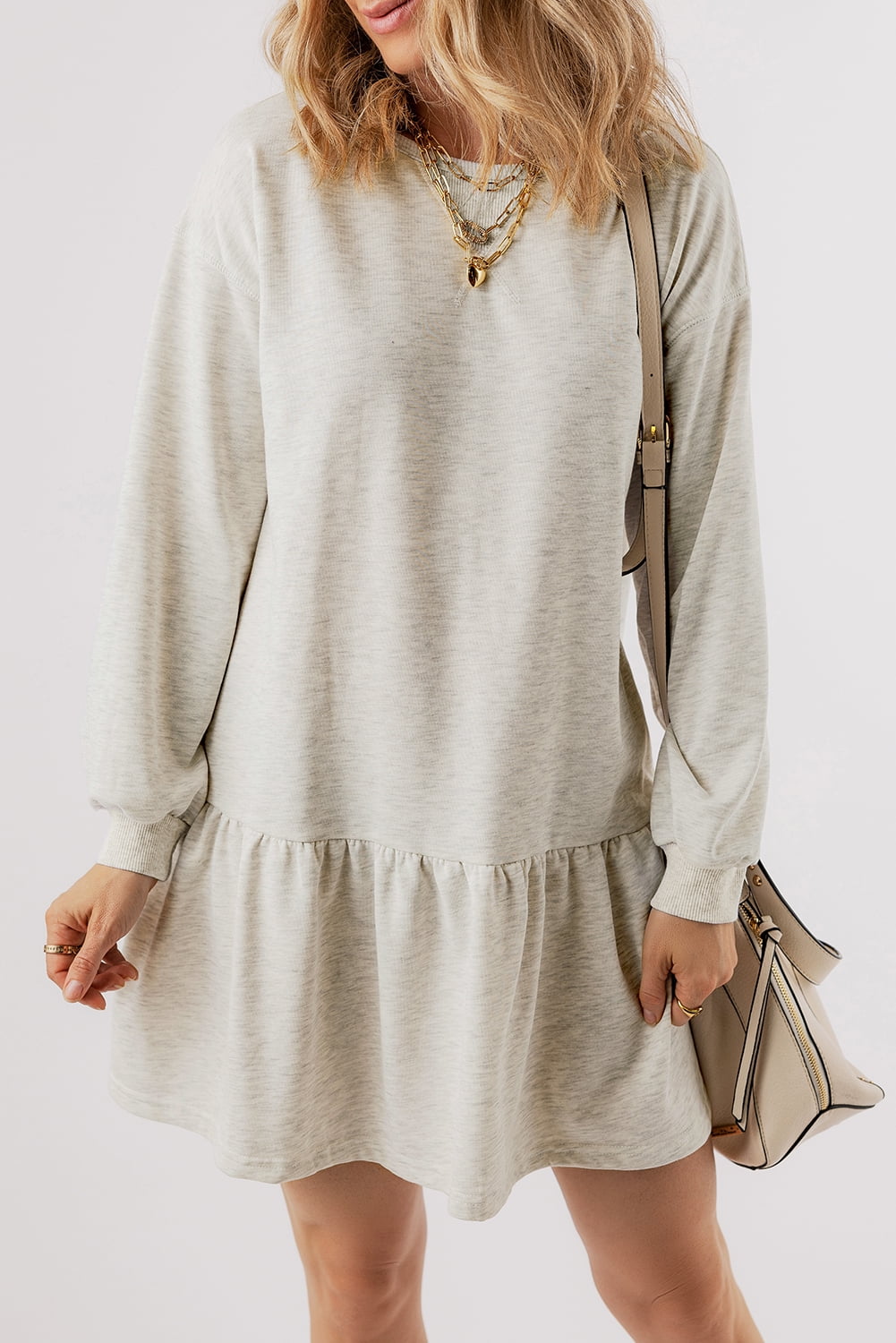 Ahlaray Flirty White Mini with Puff Sleeves: Easy Chic! - Walmart.com