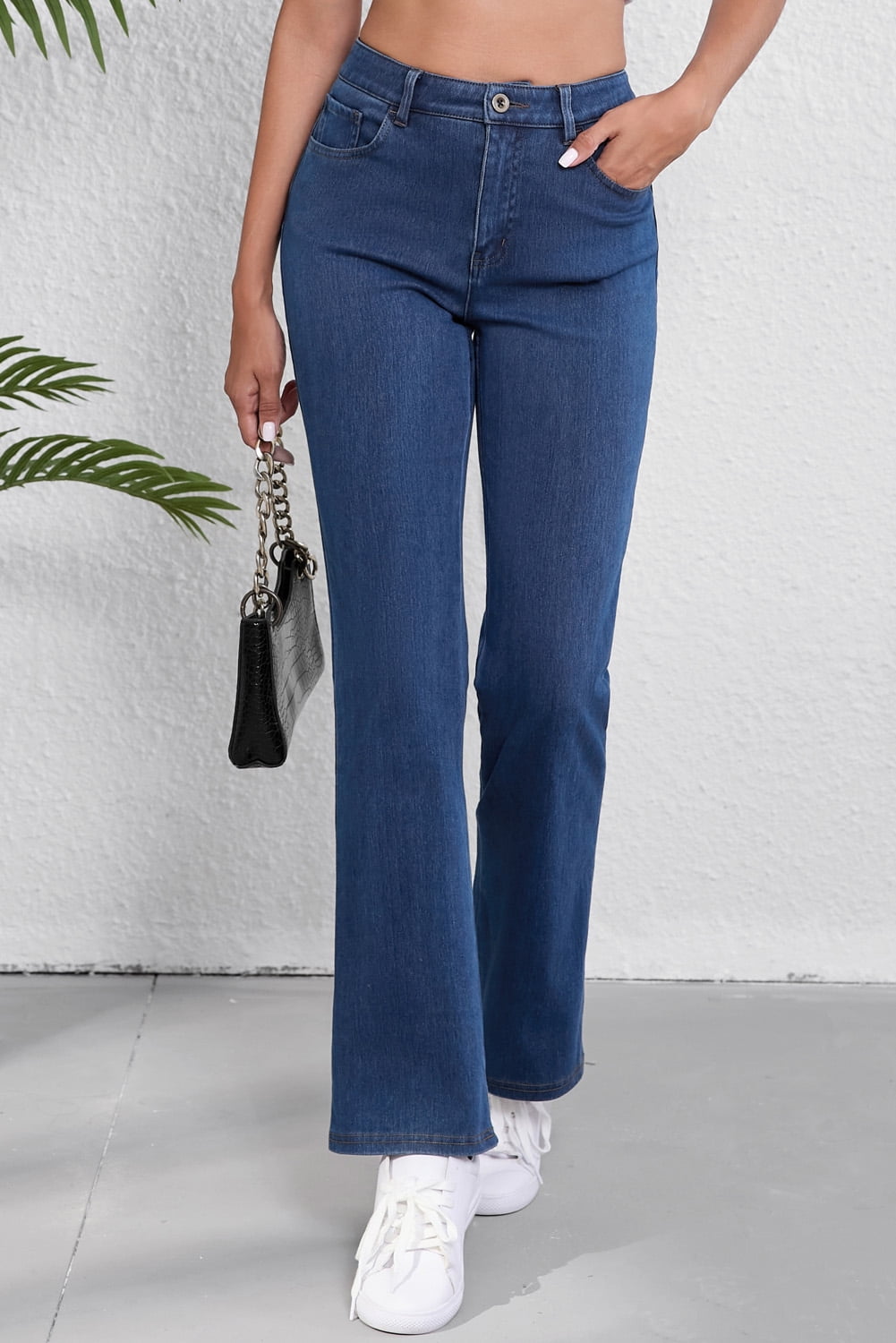 Ahlaray Versatile Fit Ashleigh Blue Jeans - Perfect for You! - Walmart.com