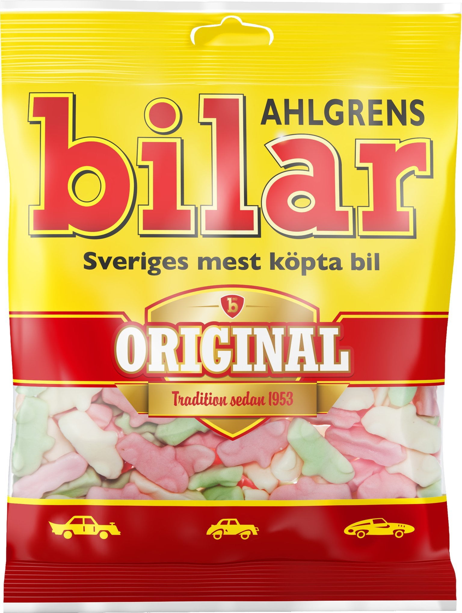 Ahlgrens Bilar ORIGINAL Swedish Chewy MDA05 Candy Sweets Bag 125g. - Walmart.com