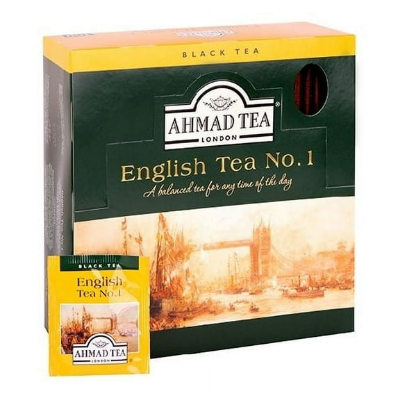 Ahmad Tea English Breakfast Blend, 100 Enveloped Tea Bags - Walmart.com