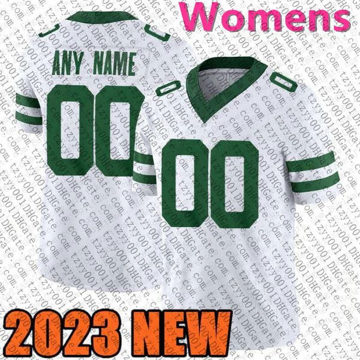 Ahmad Sauce Gardner Zach Garrett Wilson Custom Football jerseys Quincy ...