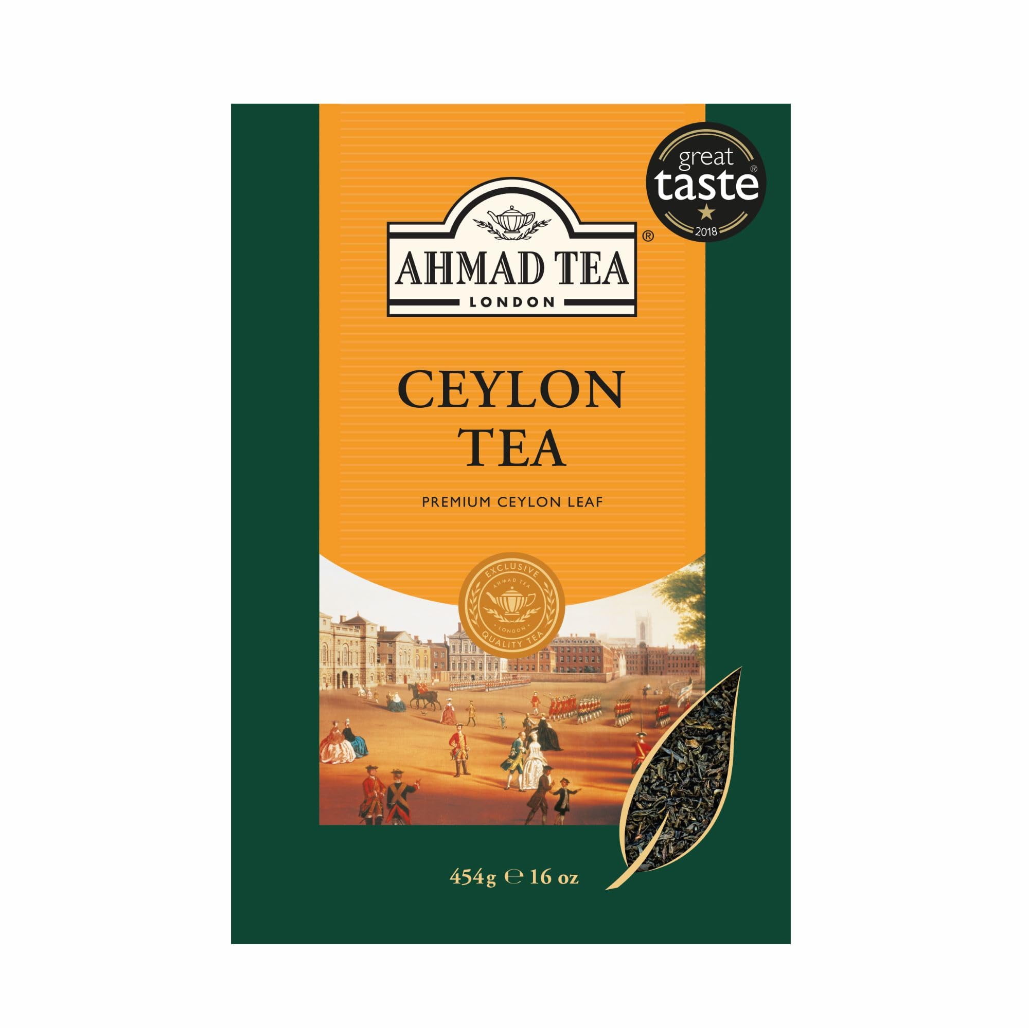 Ahmad Tea Black Tea, Ceylon Loose Leaf, 454g - Caffeinated & Sugar-Free ...