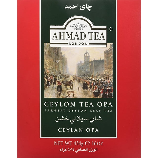 Ahmad Tea - Fine Ceylon Opa Loose Leaf Black Tea, 454g - Caffeinated ...
