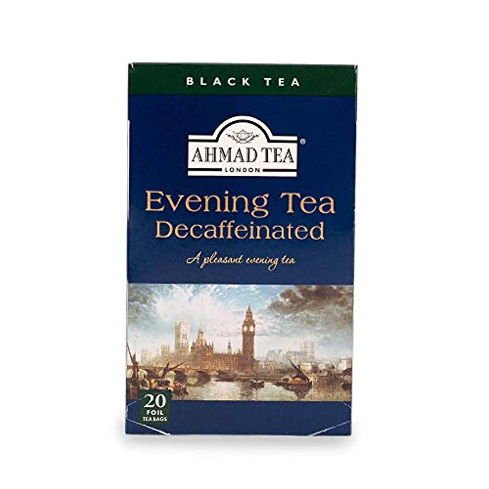 Ahmad Tea Decaffeinated Evening Tea, 20-Count Boxes (Pack of 6 ...