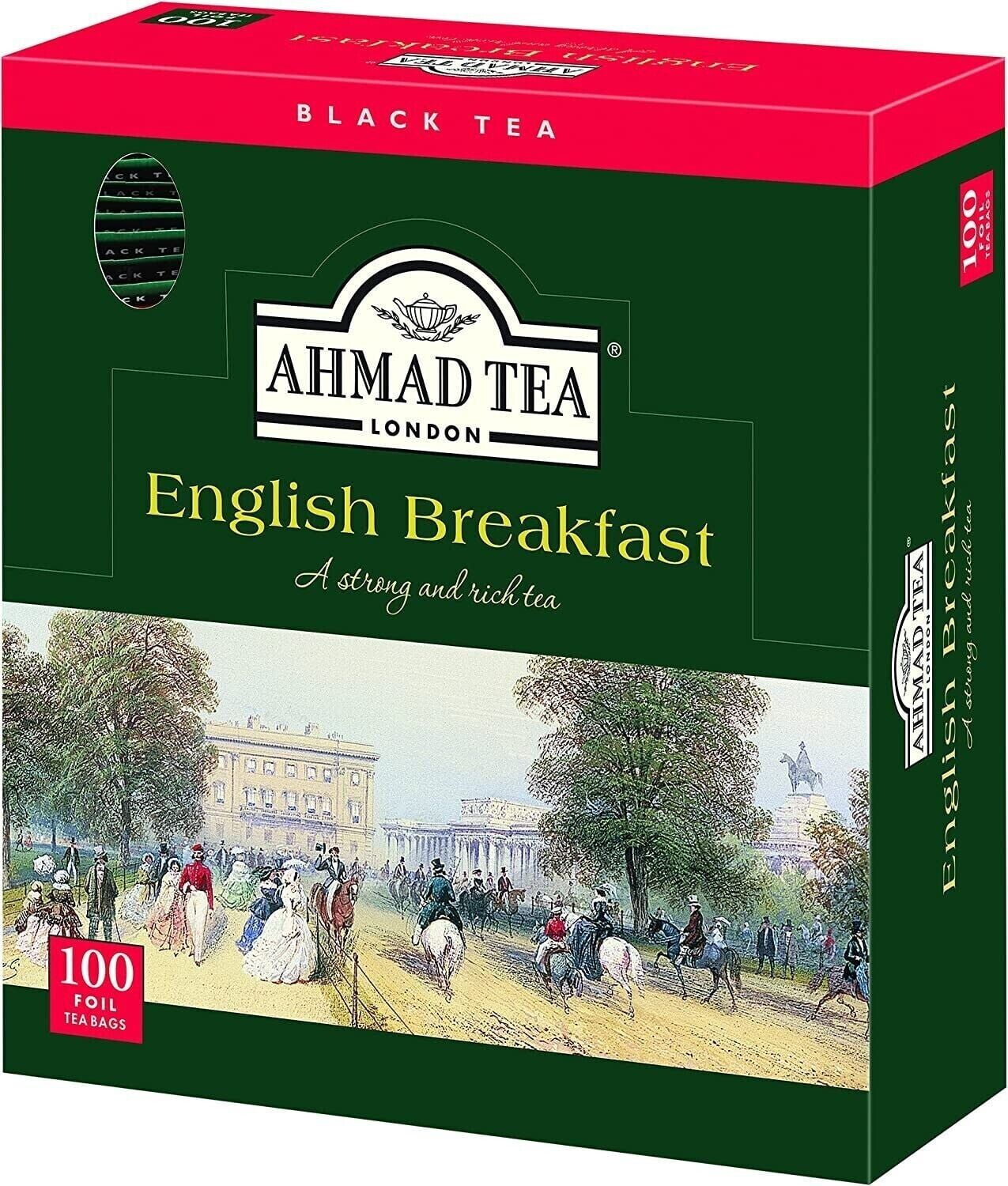 Ahmad Tea - Black Tea, English Breakfast 100ct Enveloped - Walmart.com