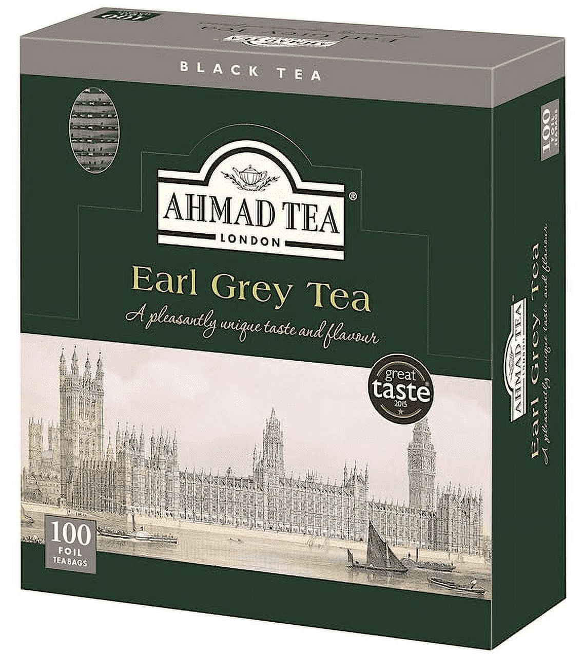 Ahmad Tea Earl Grey Foil Teabags 100 Count - Walmart.com