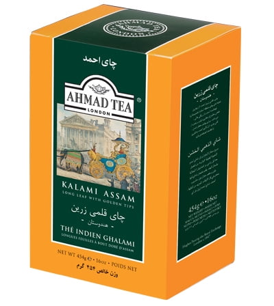 Ahmad Tea, London Kalami Assam Loose Leaf, Rich & Malty Flavor ...