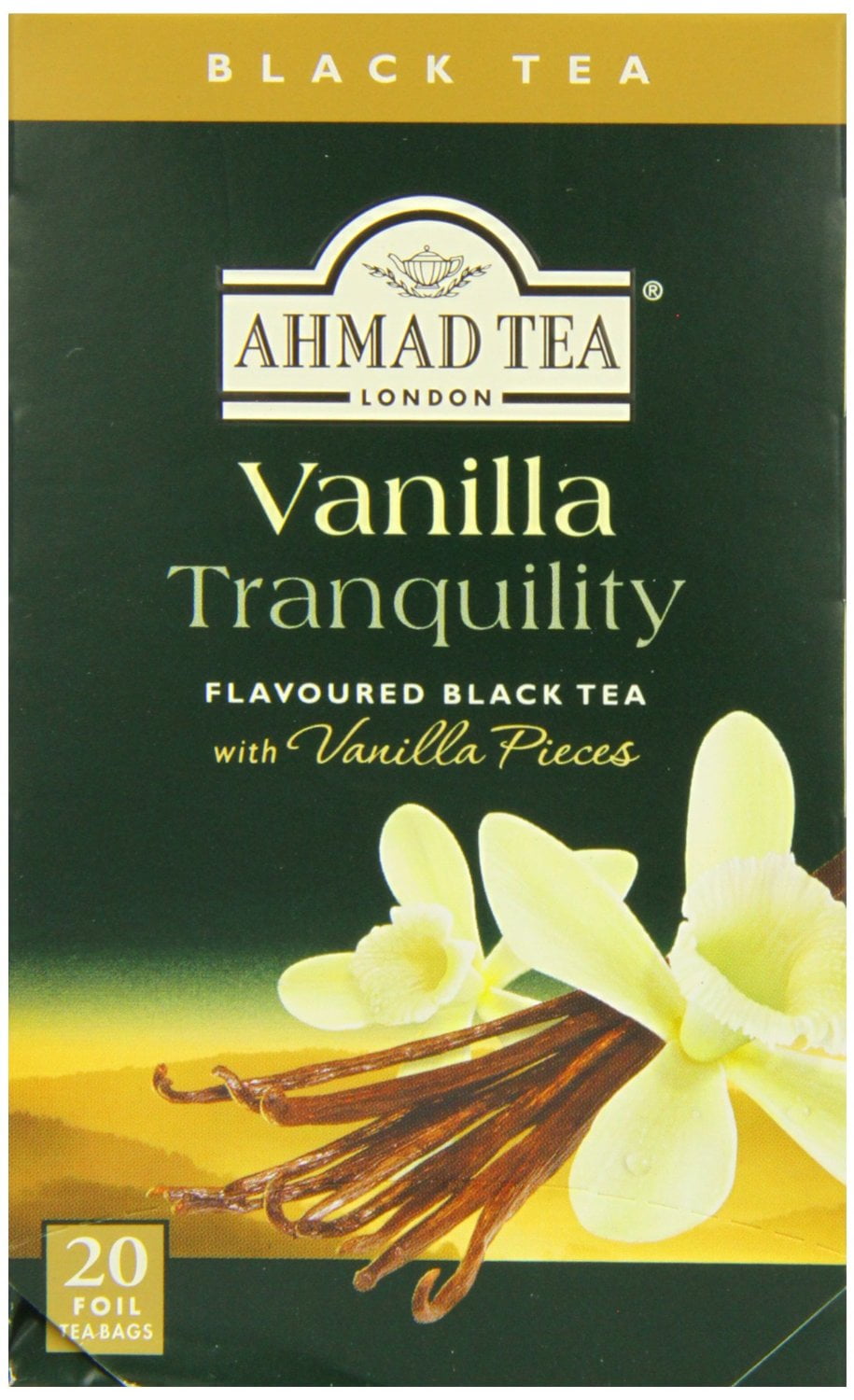 Ahmad Tea Vanilla Tranquility Vanilla Black Tea (20 Teabags) - Walmart.com